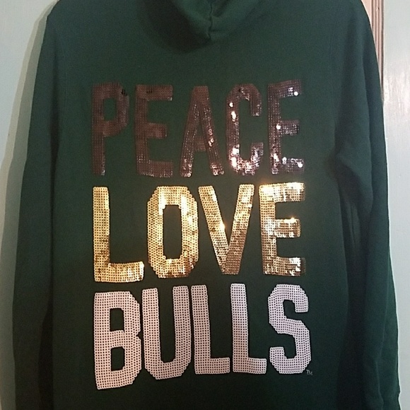 E5 | Tops | Sparkly Usf Bulls Hoodie | Poshmark